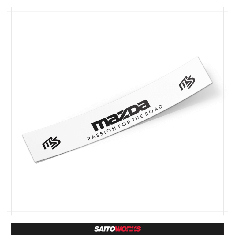 MAZDA 'Passion for the Road' Windscreen Sunstrip Banner - SaitoWorks