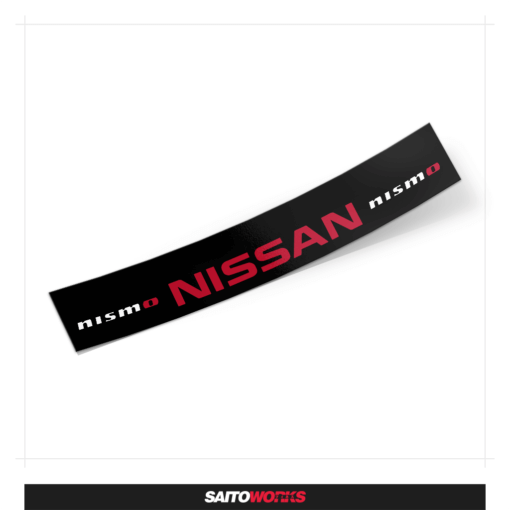 Nissan Racing NISMO Windshield Sunstrip Banner - SaitoWorks