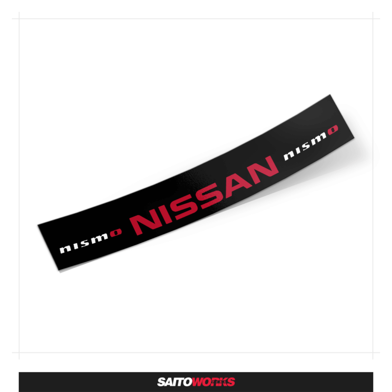Nissan Racing NISMO Windshield Sunstrip Banner - SaitoWorks