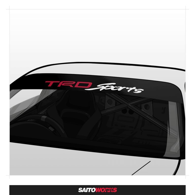 Toyota Racing Development 'TRD Sports' Sunstrip Banner - SaitoWorks