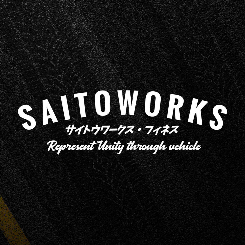 SaitoWorks 'Represent' Katakana XL Rear Window Sticker - SaitoWorks