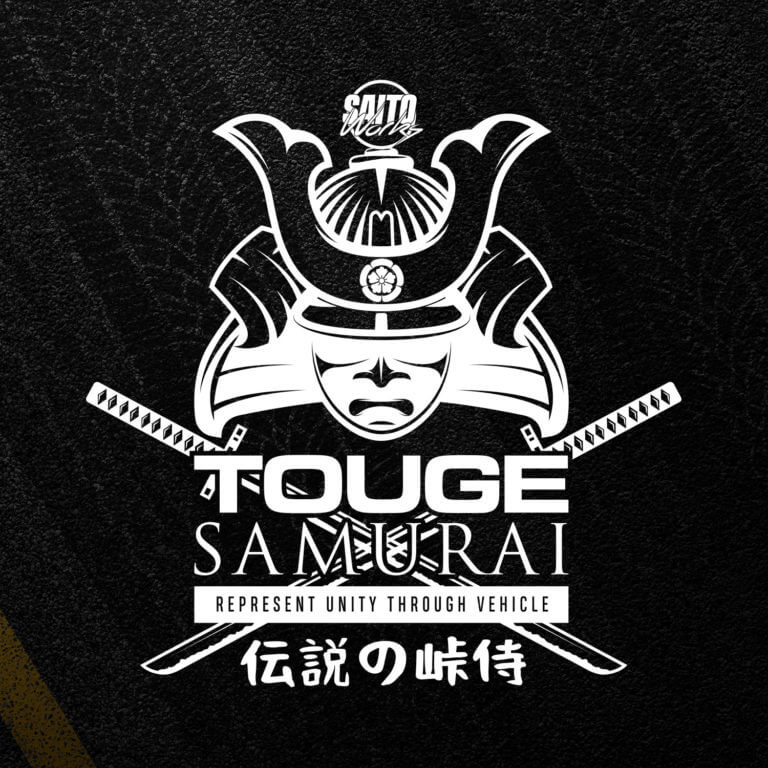 'Legendary Touge Samurai' XL Rear Window Decal Sticker - SaitoWorks