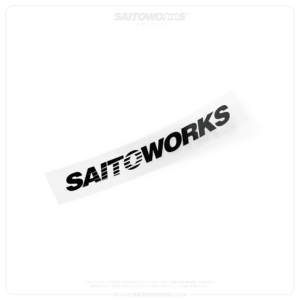 Custom 'SPEEDHUNTERS' Style Text Font Sticker - SaitoWorks