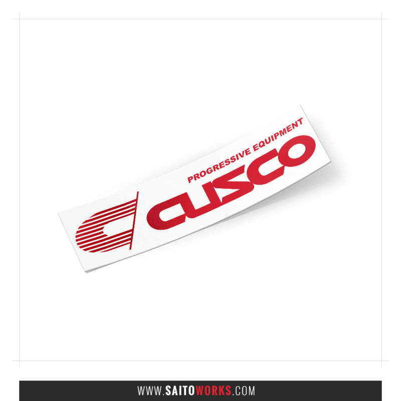 Cusco Progressive Equipment Decal Sticker - SaitoWorks