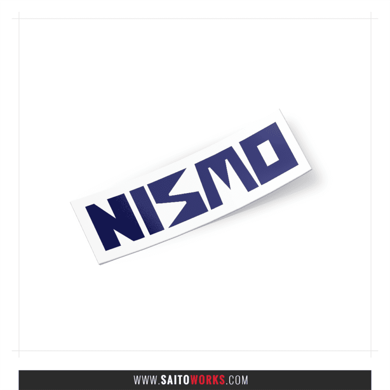 Retro NISMO Motorsports Logo Badge Decal Sticker - SaitoWorks