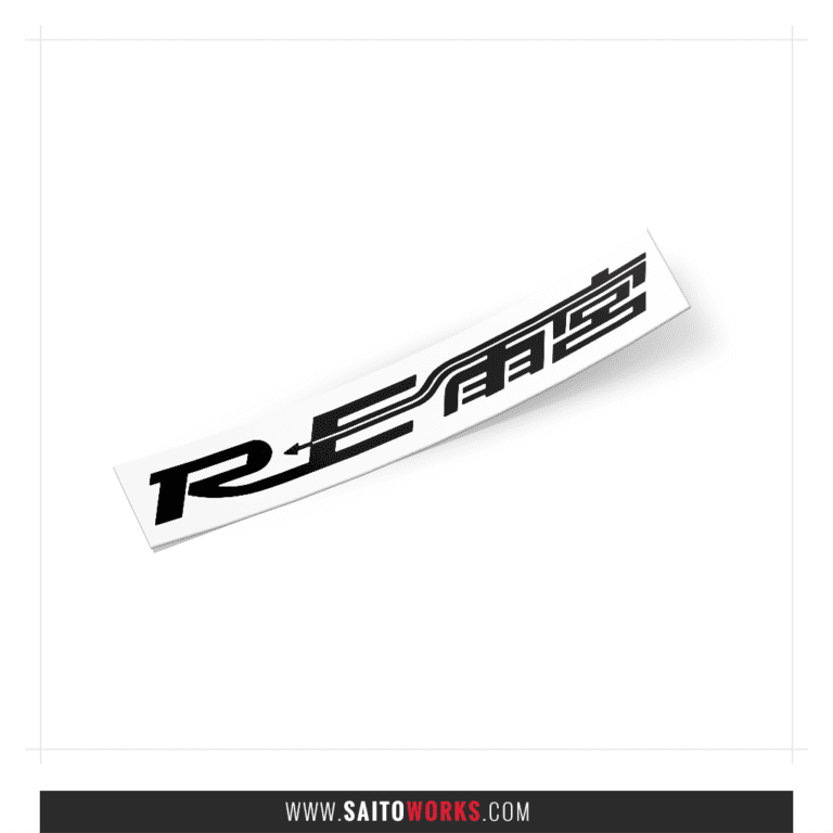 RE Amemiya Japan Logo Decal Sticker - SaitoWorks