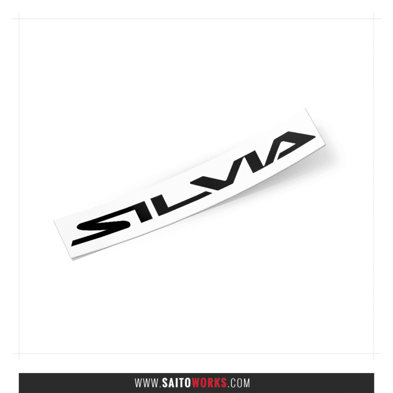 Nissan Silvia Logo 'Type 1' Sticker - SaitoWorks