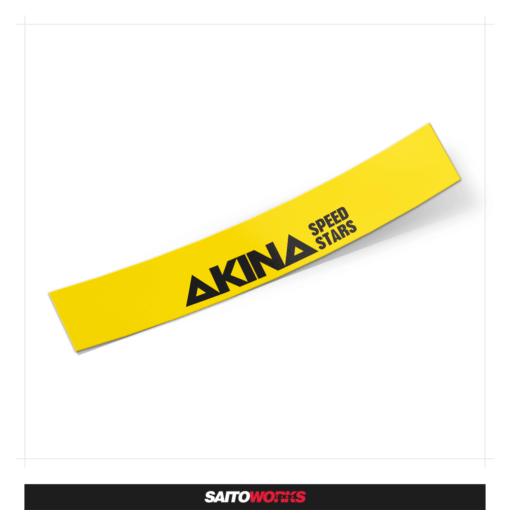 Initial D 'AKINA SPEED STARS' Windshield Sunstrip Banner - SaitoWorks