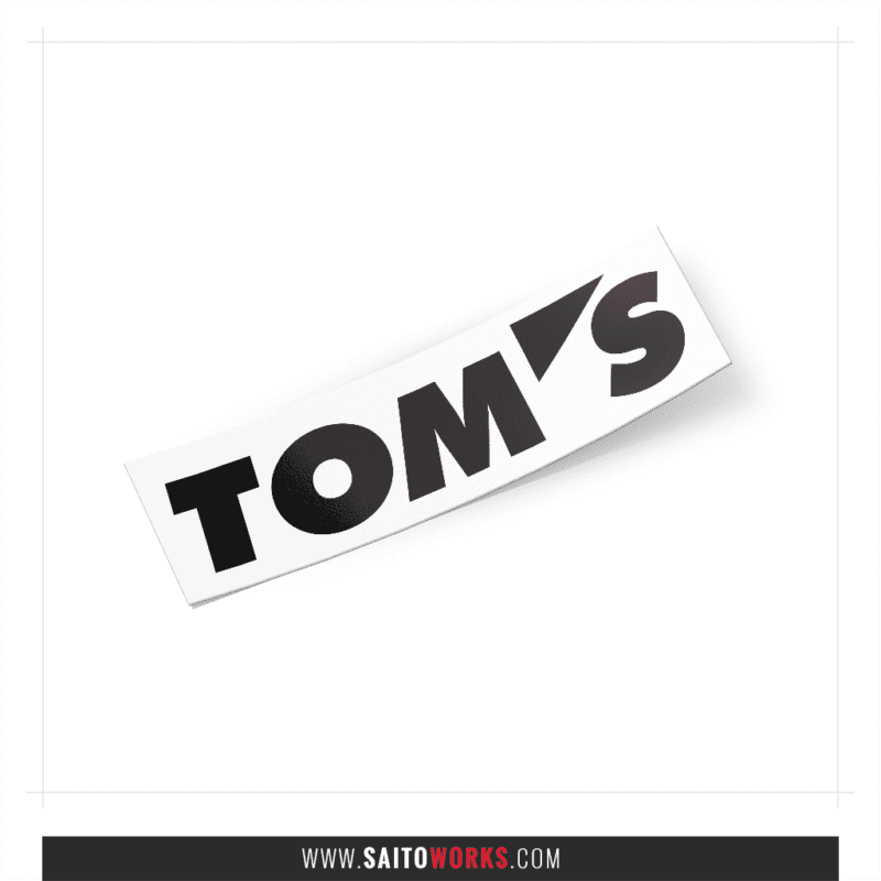 TOM'S Toyota Motorsport Original Japan Sticker - SaitoWorks