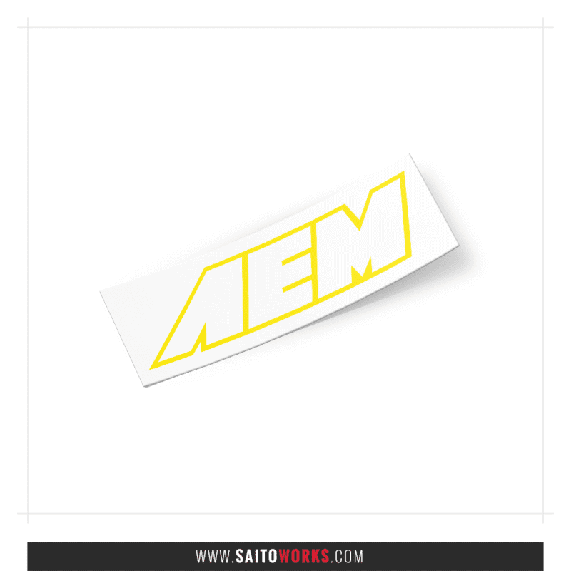AEM Induction Systems Decal Sticker - SaitoWorks