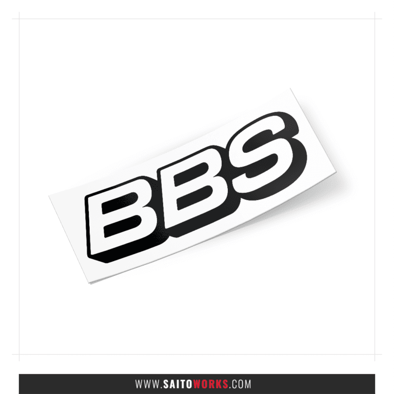 BBS Wheels Logo Sticker - SaitoWorks