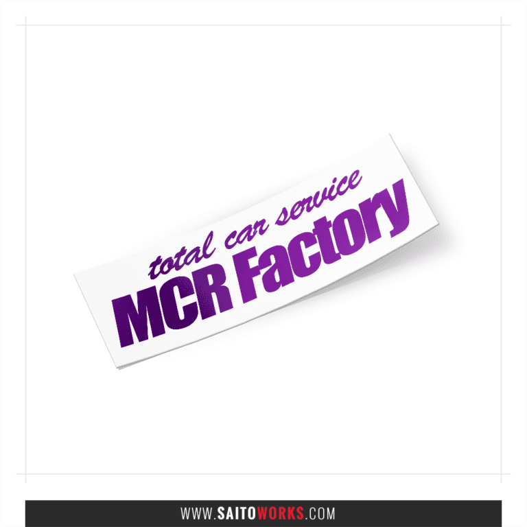 MCR Factory 'Total Car Service' Japan Sticker - SaitoWorks