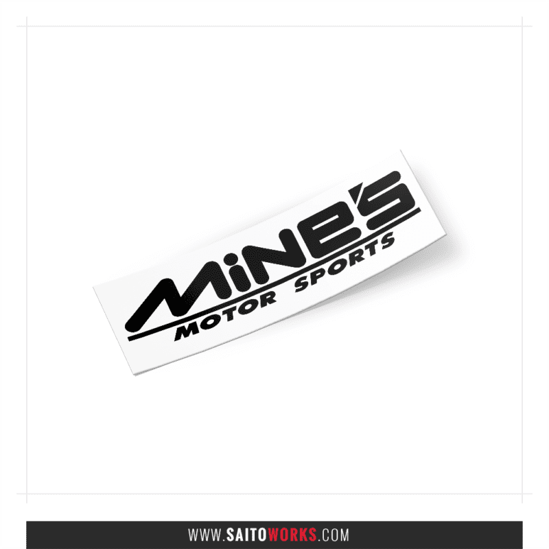Mine's Motor Sports Japan Decal Sticker - SaitoWorks