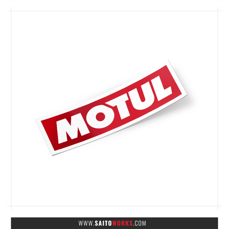 MOTUL Racing Oil Sticker - SaitoWorks