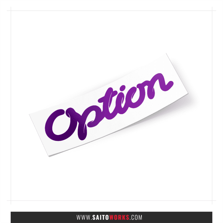 Option Magazine Japan Sticker - SaitoWorks