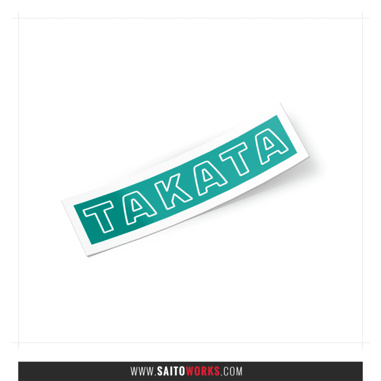Takata Original Logo Decal Sticker - SaitoWorks
