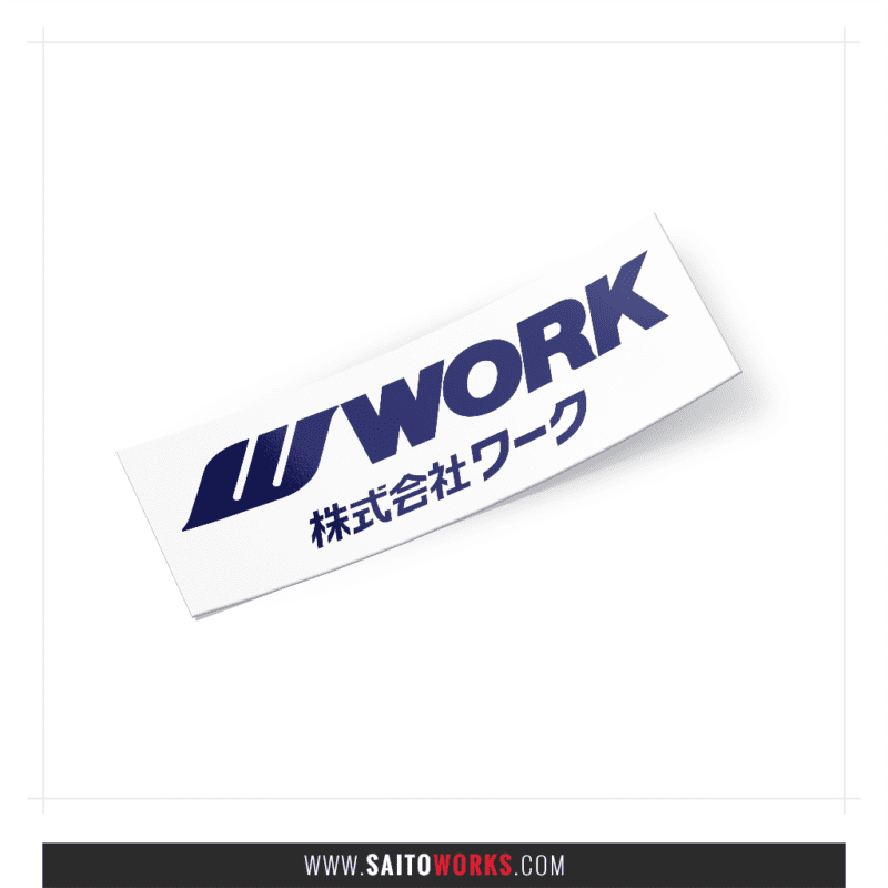 WORK Wheels Japan Sticker - SaitoWorks