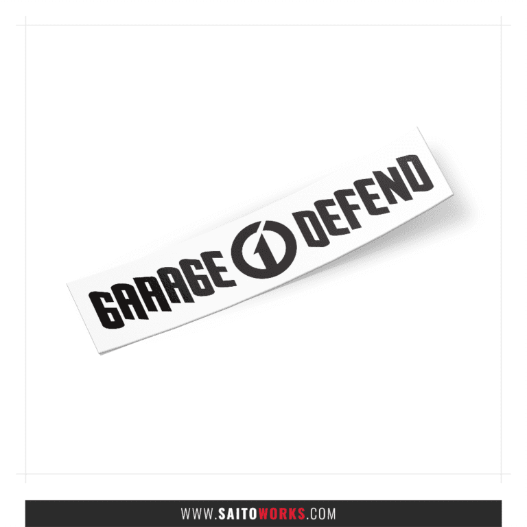 Garage Defend Japan Decal - SaitoWorks