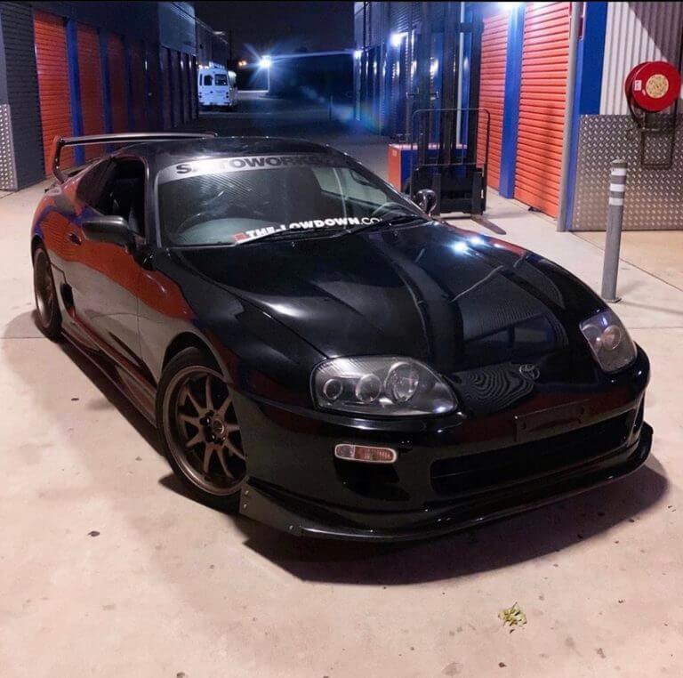 SaitoWorks.com 'BLACK EDITION' Sunstrip Windshield Banner