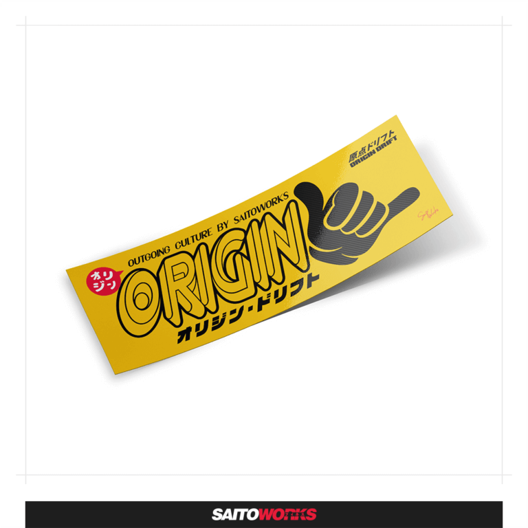 Origin Drift Carbon Shift (Impulse Edition) Slap Sticker - SaitoWorks