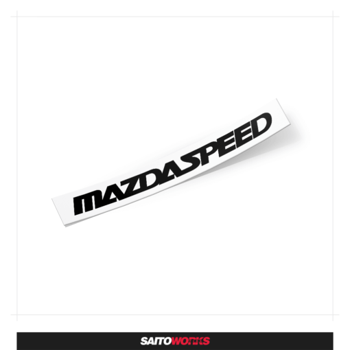 MAZDASPEED ‘Full Logo' Emblem Sticker - SaitoWorks