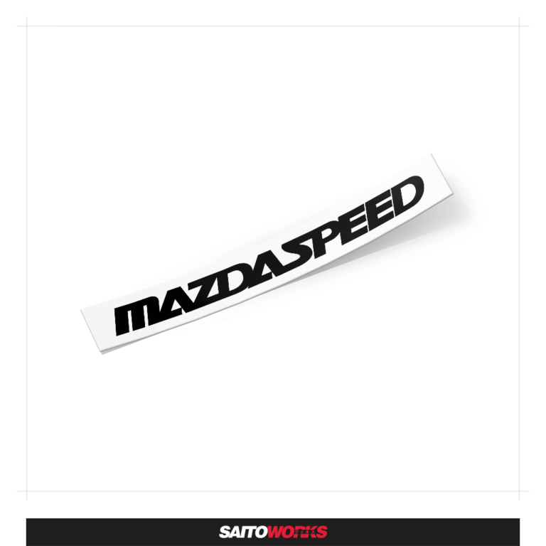 MAZDASPEED 'Full Logo' Decal Sticker - SaitoWorks