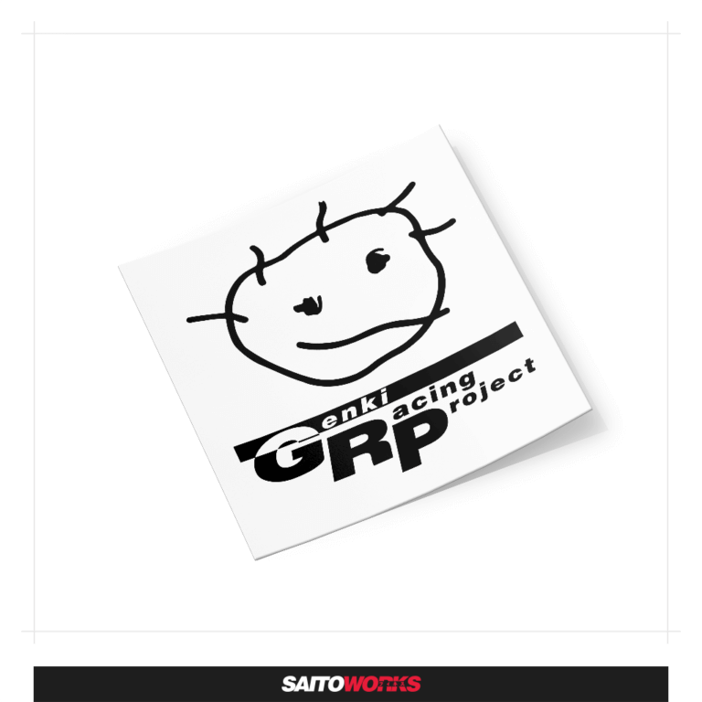 GRP 'Genki Racing Project' Die-Cut Decal - SaitoWorks