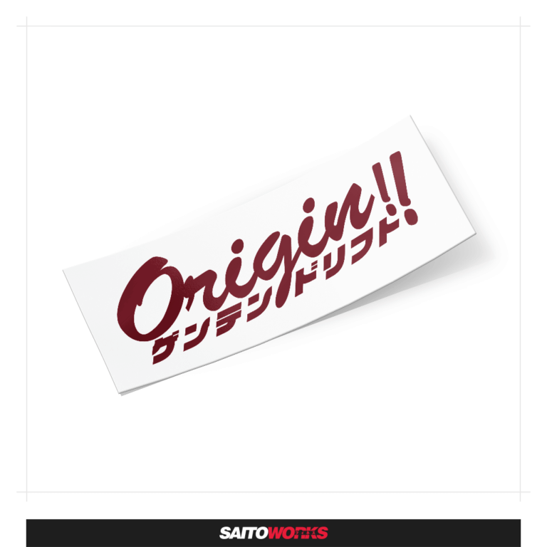 Origin Drift 'Retro!!' Decal - SaitoWorks
