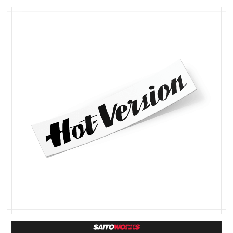 Hot-Version Die-Cut Sticker - SaitoWorks