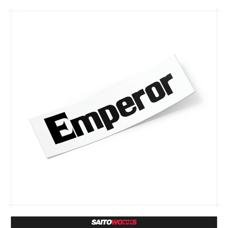 Initial-D 'Emperor' Team Logo Decal - SaitoWorks