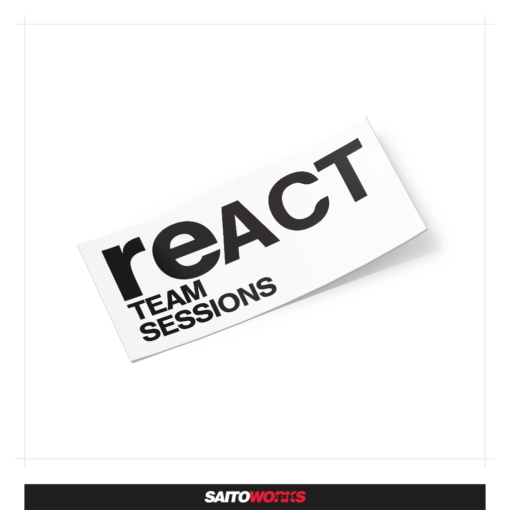 React Team Sessions 'Tiered' NFS Sticker - SaitoWorks