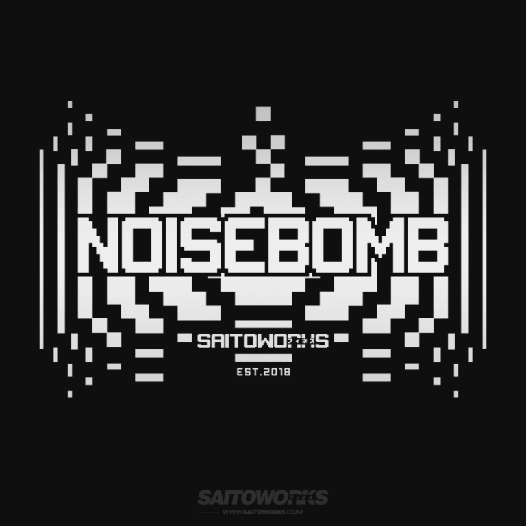NFS 'Noisebomb Pixel Blast' XL Rear Window Decal - SaitoWorks