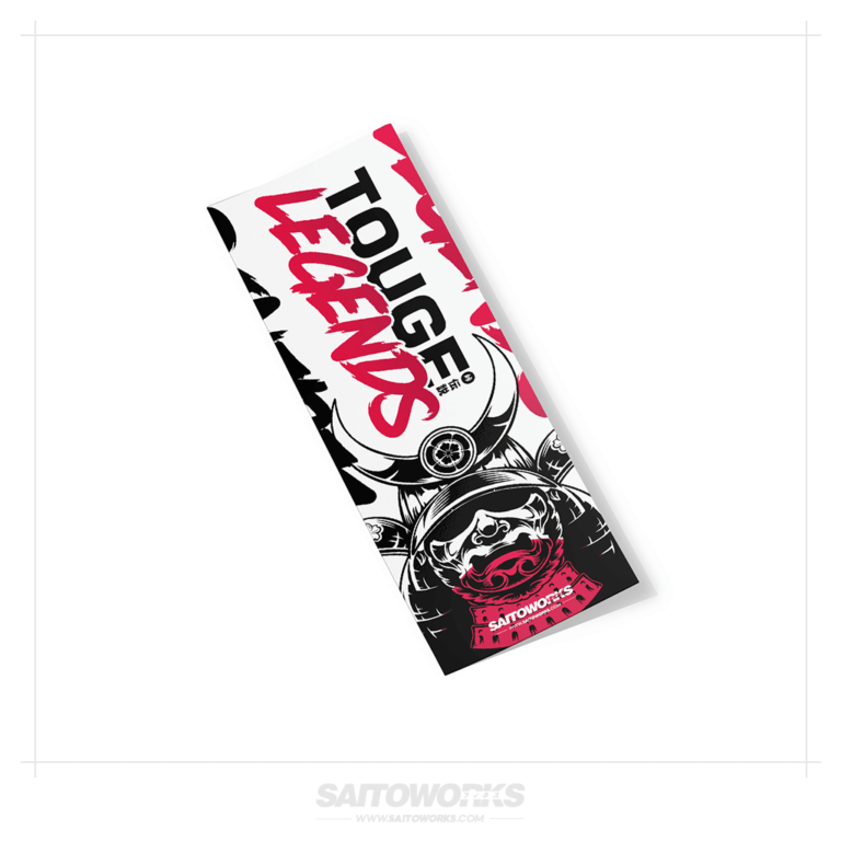 Touge Legends Vertical Slap Sticker - SaitoWorks