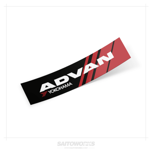 Yokohama Advan Slim Slap Sticker - SaitoWorks