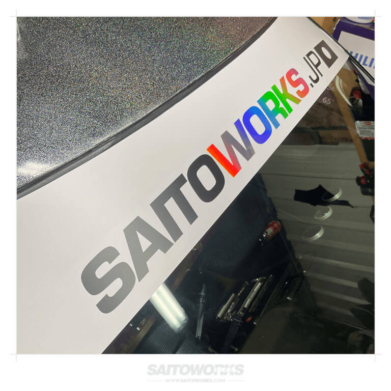 SAITOWORKS.JP Premium JDM Sunstrip Banner - SaitoWorks