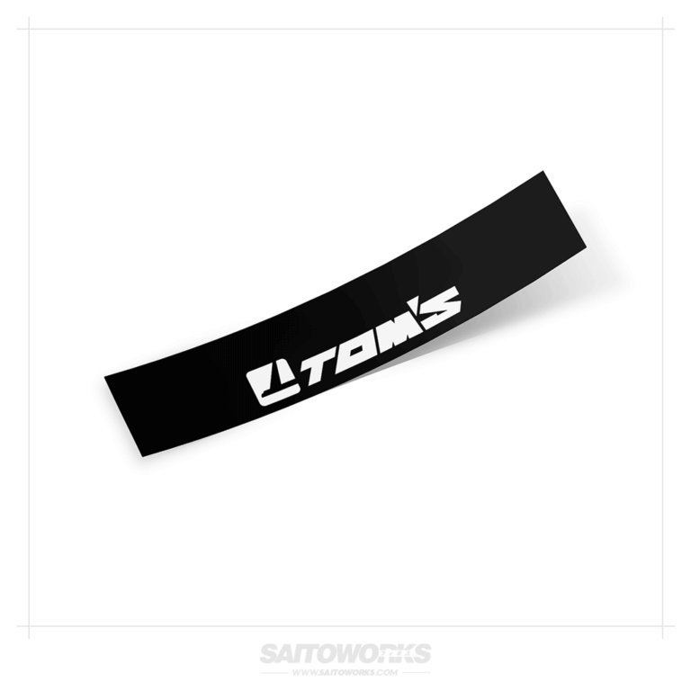 Toyota TOM'S 'Toyota Motorsport' Retro Sunstrip Banner - SaitoWorks