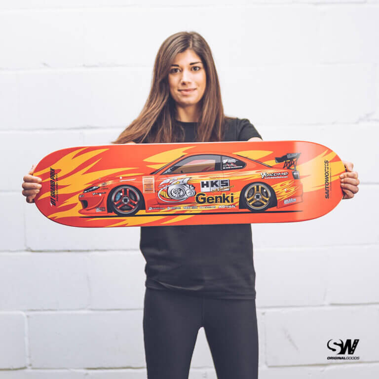 Genki HKS Nissan Silvia S15 'Nob Taniguchi' Premium JDM Skate Deck ...
