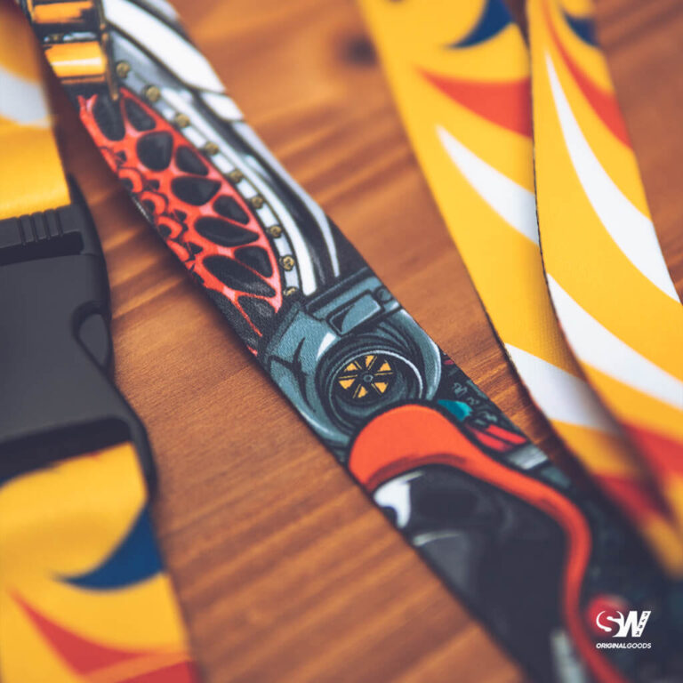 SaitoWorks 'UP GARAGE Style' JDM Lanyard Keychain - SaitoWorks