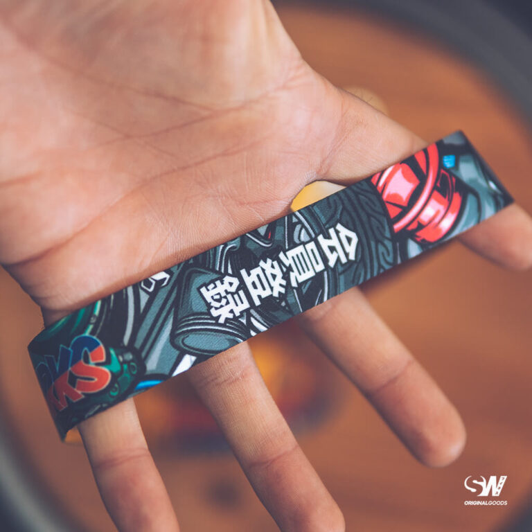 SaitoWorks 'UP GARAGE Style' JDM Lanyard Keychain - SaitoWorks