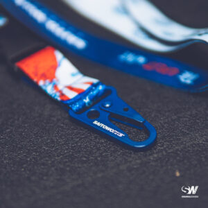 The Great Wave ‘Rising Sun’ JDM Lanyard Keychain - SaitoWorks