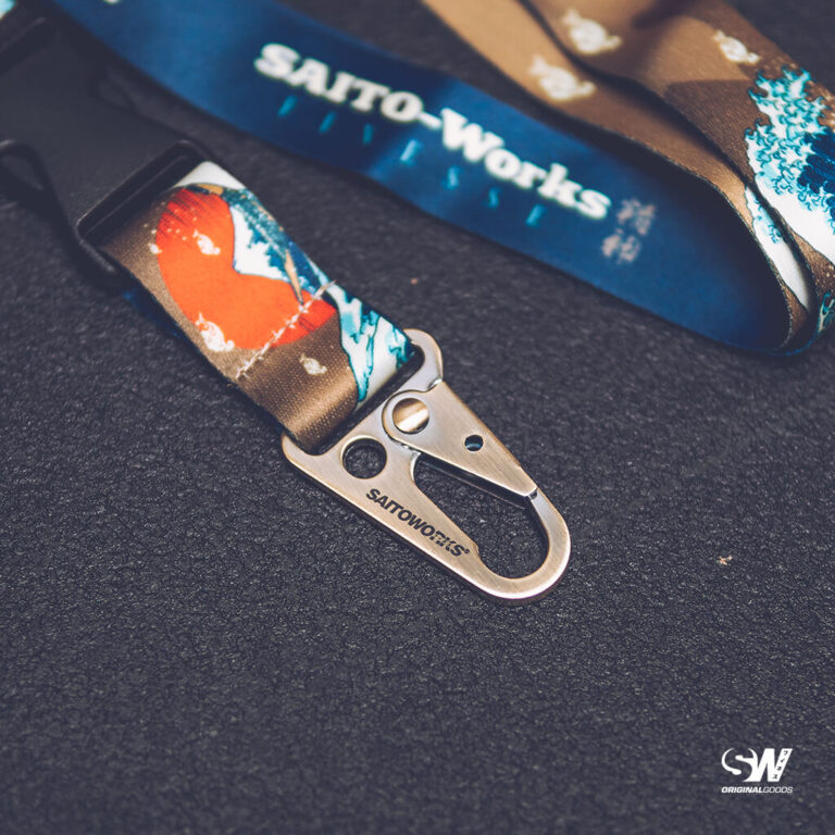 The Great Wave Off Kanagawa ‘Hokusai’ JDM Lanyard Keychain - SaitoWorks
