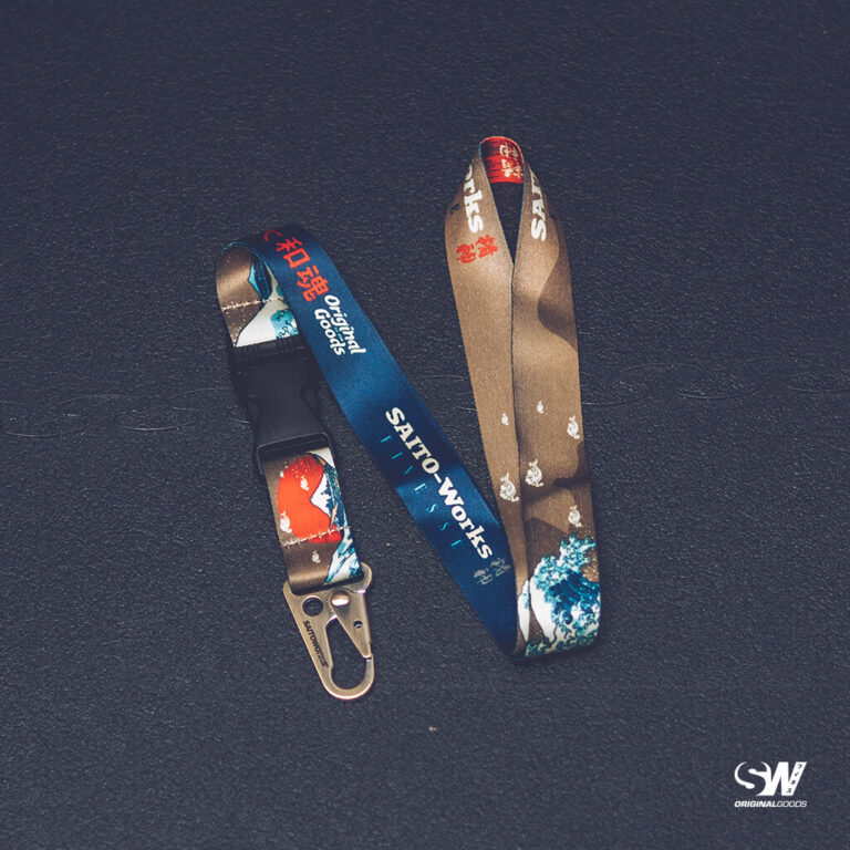 The Great Wave Off Kanagawa ‘Hokusai’ JDM Lanyard Keychain - SaitoWorks