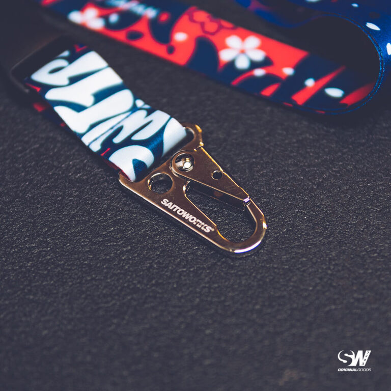 Kyoto Hanami Blossom JDM Lanyard Keychain - SaitoWorks