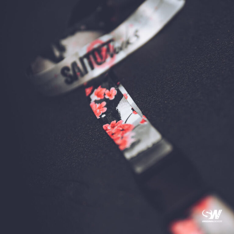 Bushido Samurai Blossom JDM Lanyard Keychain - SaitoWorks