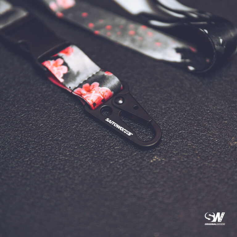Bushido Samurai Blossom JDM Lanyard Keychain - SaitoWorks