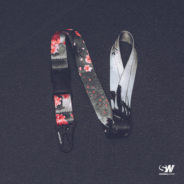 Bushido Samurai Blossom JDM Lanyard Keychain - SaitoWorks