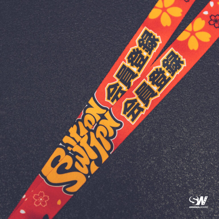 Osaka Hanami Blossom JDM Lanyard Keychain - SaitoWorks