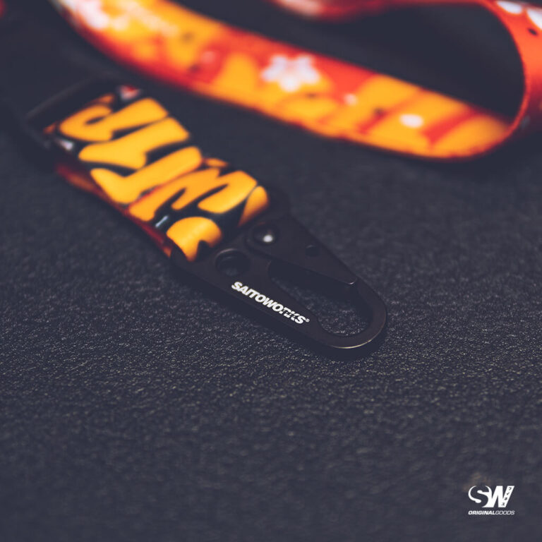 Osaka Hanami Blossom JDM Lanyard Keychain - SaitoWorks