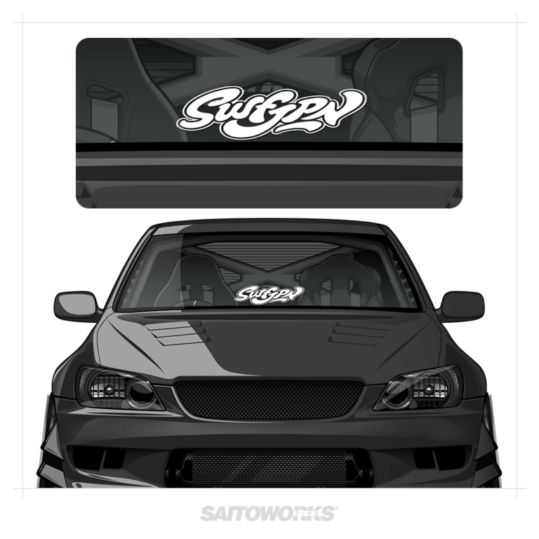 SWFJPN Lower Windshield Banner - SAITOWORKS®