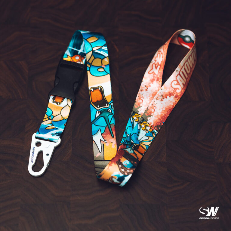 Gyarados 'Great Wave of Japan' JDM Lanyard Keychain - SAITOWORKS®